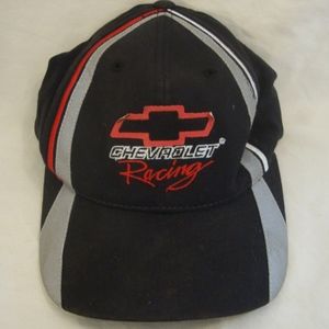 chevrolet | Accessories | Chevrolet Racing Trucker Hat Ball Cap Black ...